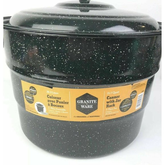 Granite Ware | Kitchen | Granite Ware Steel Porcelain Water Bath Canner ...